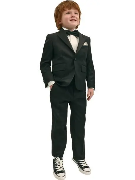 Brooks Brothers Prep Stretch Wool Tuxedo Jacket - Black