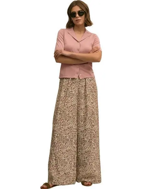 Brooks Brothers Silk Habotai Pants - Ivory