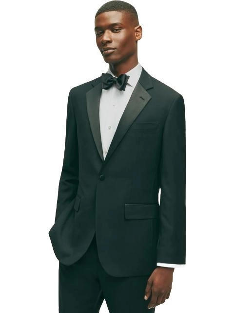 Brooks Brothers Slim Fit Wool 1818 Tuxedo - Black
