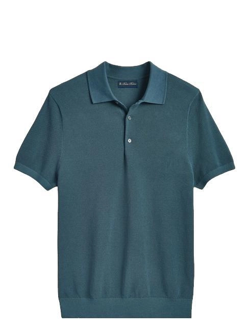 Brooks Brothers Supima Cotton Pique Polo Sweater - Slate