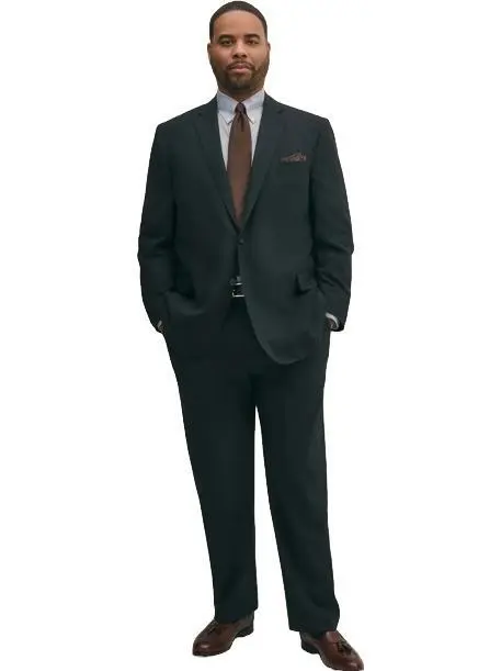 Brooks Brothers Explorer Collection Big & Tall Suit Jacket - Black