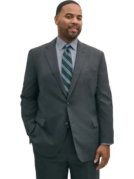 Brooks Brothers Explorer Collection Big & Tall Suit Jacket - Grey