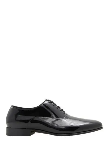 Brooks Brothers Patent Leather Oxford Shoes - Black