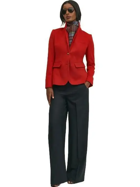 Brooks Brothers Cashmere Two-button Jacket - Red