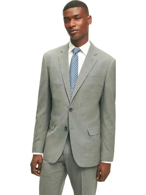 Brooks Brothers Explorer Collection Slim Fit Wool Suit Jacket - Grey