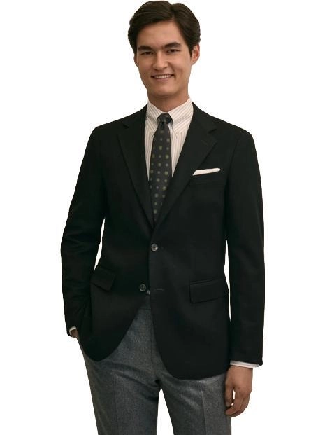 Brooks Brothers Slim Fit Cashmere Sport Coat - Black