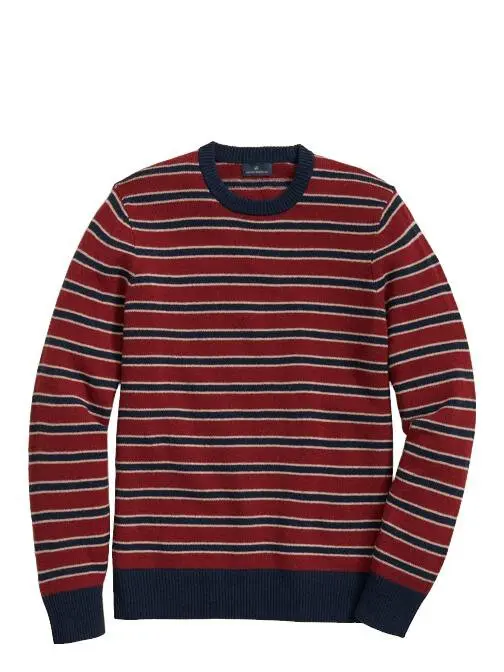 Brooks Brothers Merino-wool Blend Bb#2 Stripe Sweater - Red