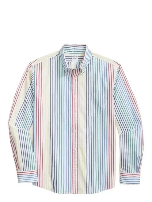 Brooks Brothers Friday Shirt, Poplin Archive Stripe - Multicolor