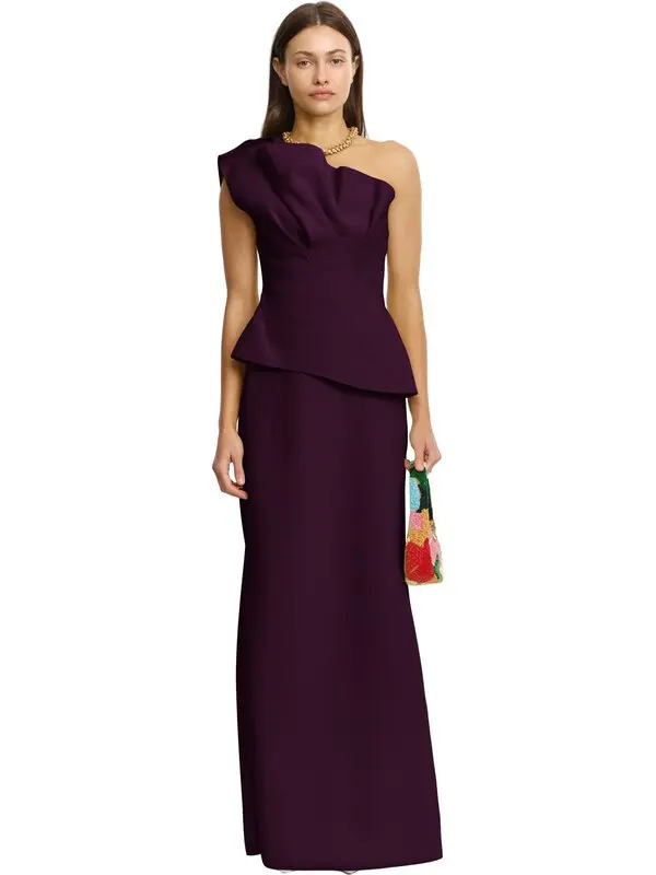 Acler Lugano Maxi Dress - Fig