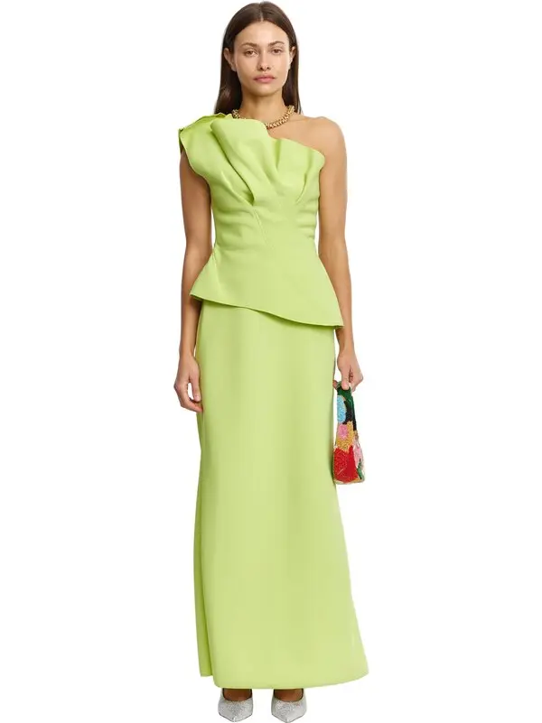 Acler Lugano Maxi Dress - Honeydew