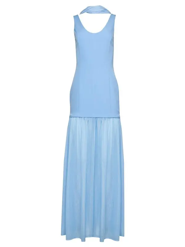 FOREVER YOUNG THE LABEL Aurea Maxi Dress - Blue