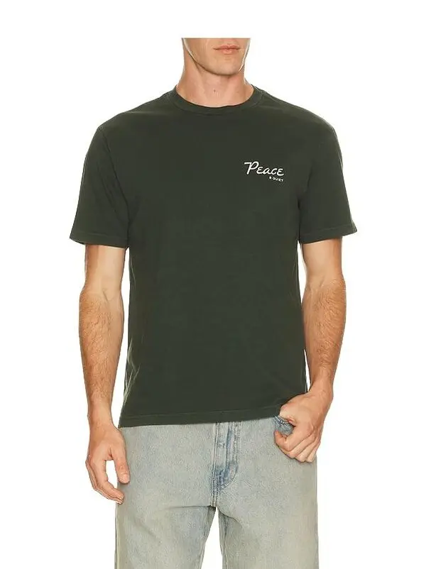 MUSEUM OF PEACE & QUIET Diner T-shirt In Green - Forest