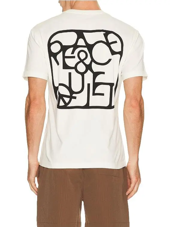 MUSEUM OF PEACE & QUIET Scramble T-shirt - White