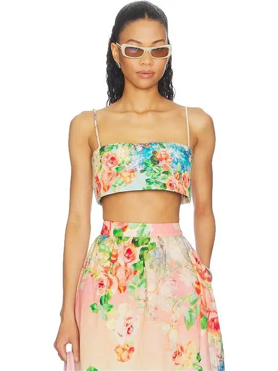 Hemant & Nandita Bustier Top - Multi