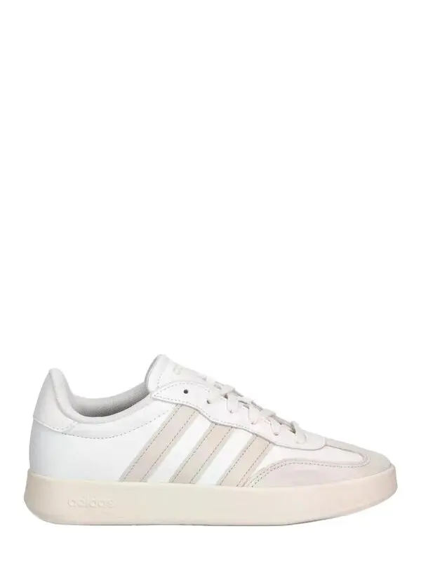 Adidas Panelled Logo Embossed Sneakers - White