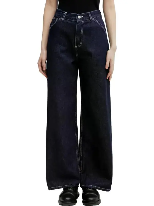 Carhartt Work In Progress Jens Contrast-stitch Jeans - Blue
