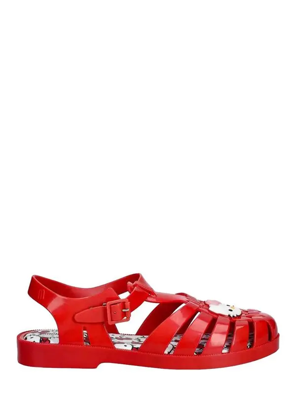 Melissa Hello Kitty Cage Sandals - Red