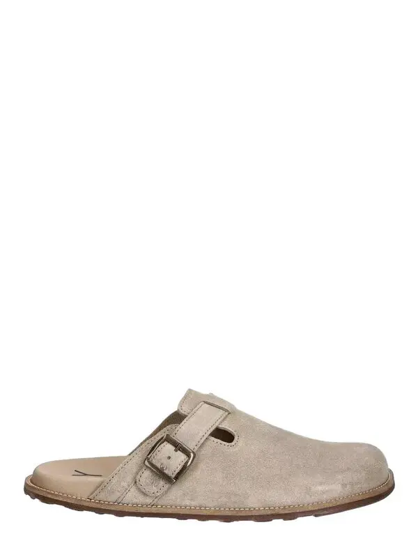 Fly London Buckle-fastening Suede Slippers - Neutrals