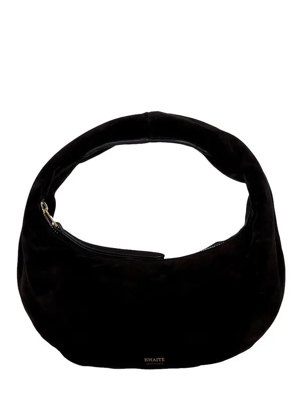 Khaite Olivia Mini Hobo Bag - Black