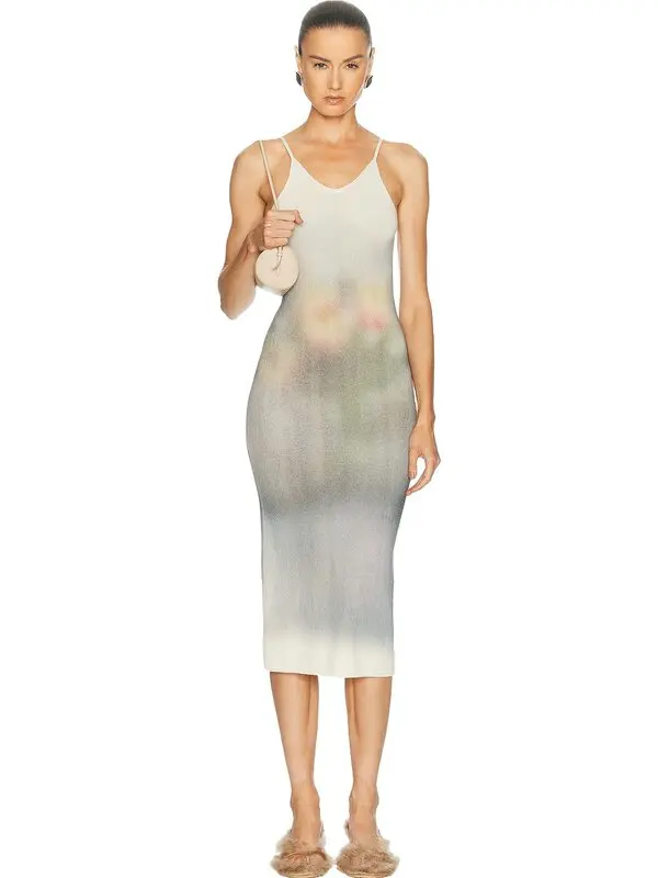 MAISON MARGIELA Knit Maxi Dress - Ecru