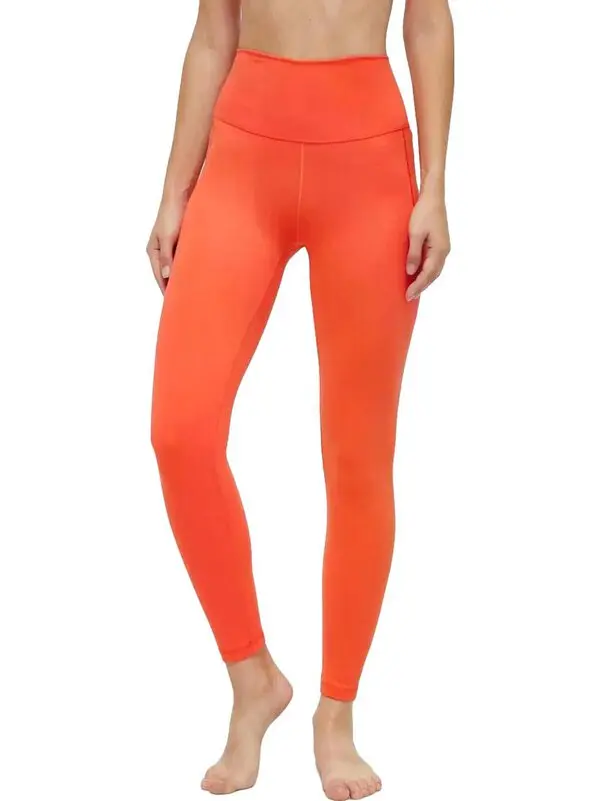 Adidas High-waisted Yoga Leggings - Red