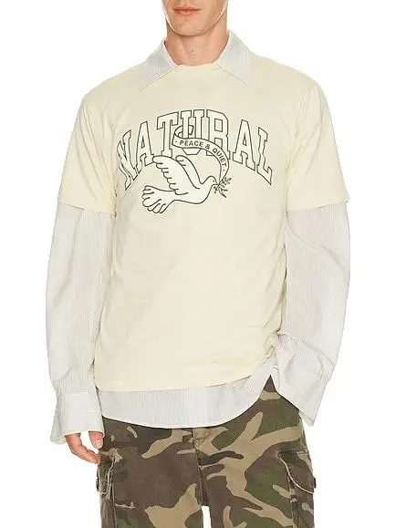 MUSEUM OF PEACE & QUIET Natural Dove T-shirt - Bone