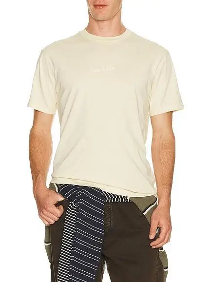 MUSEUM OF PEACE & QUIET Wordmark T-shirt - Bone