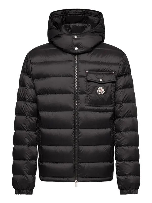 Moncler Verith Hooded Short Down Jacket - Black