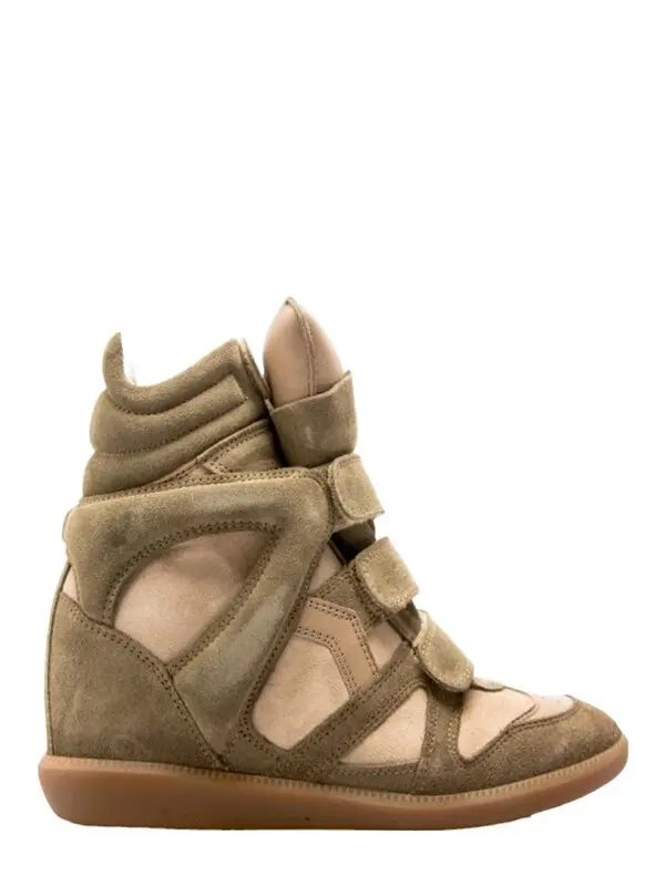 Isabel Marant Étoile Bekett High-top Wedge Sneakers - Brown