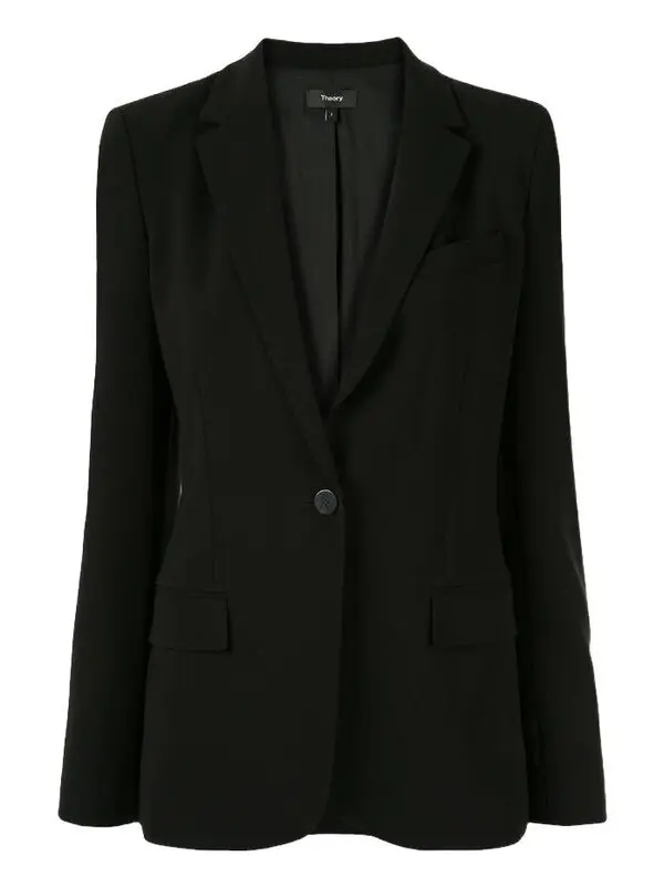 Theory Single-breasted Blazer - Black