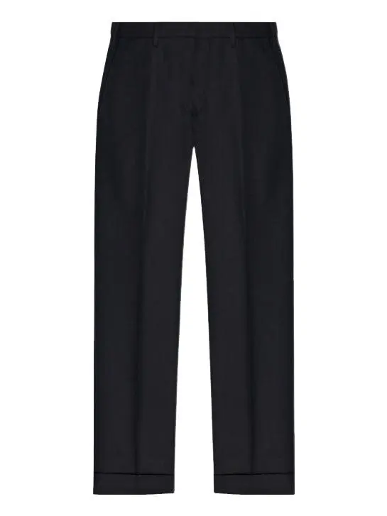 Dries Van Noten Straight Leg Tailored Pants With Pockets - No