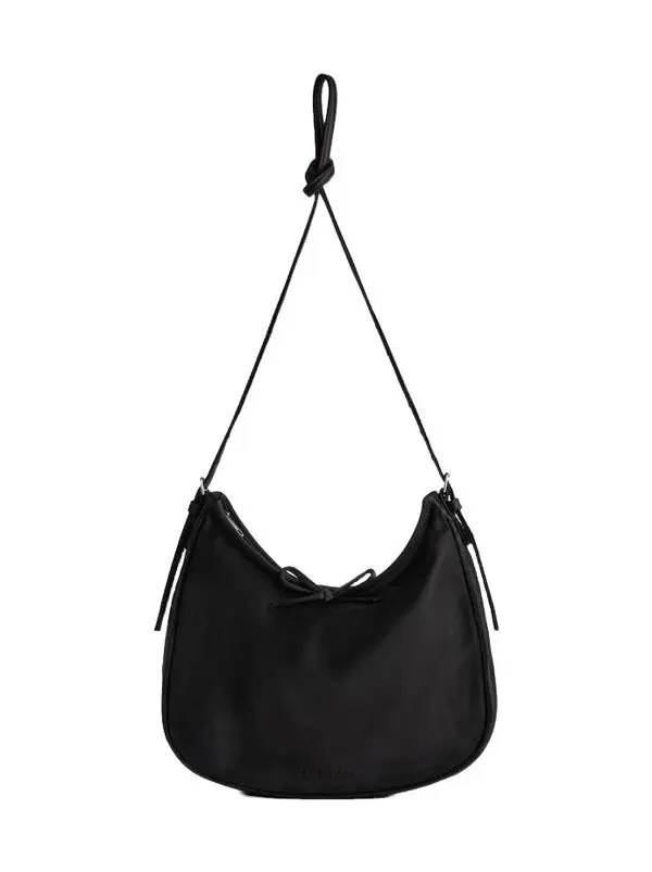 Balenciaga Bow Detail Shoulder Bag - Black