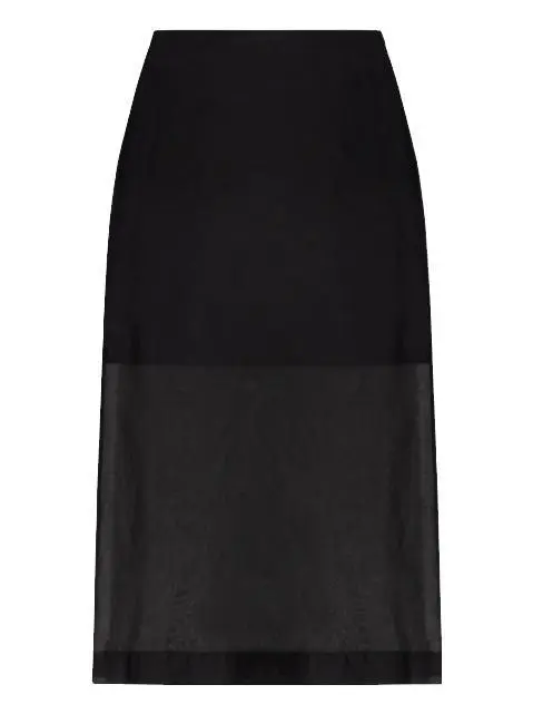 BY MALENE BIRGER Slit Midi Skirt - Black