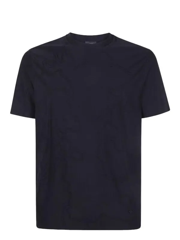 Emporio Armani Short-sleeve Crewneck T-shirt - Black