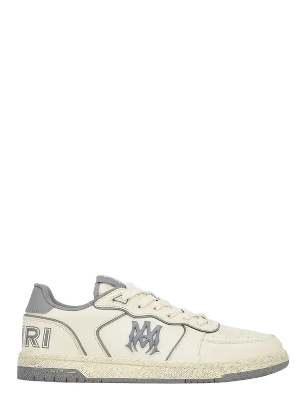Amiri Logo-patch Panelled Sneakers - Grey