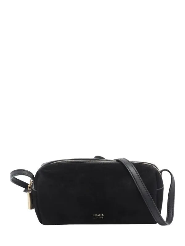 Khaite Zip Small Shoulder Bag - Black