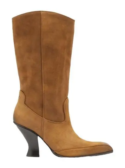 DIESEL® D-luffy Square-toe Suede Boots - Camel