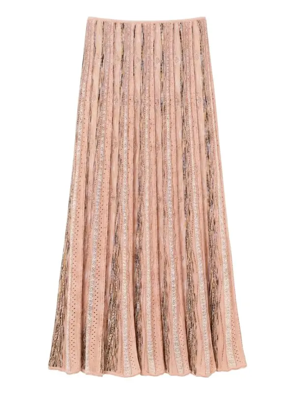 Ulla Johnson Clio Textured Knit Midi Skirt - No