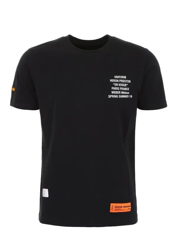 Heron Preston Print T-shirt - Black