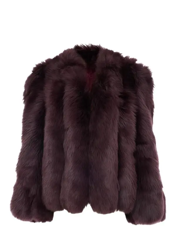 Chloé Oversized Shearling Short Coat - No