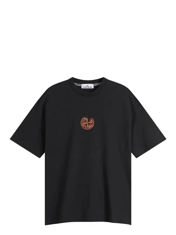 Stone Island Vertical Placement T-shirt - Black