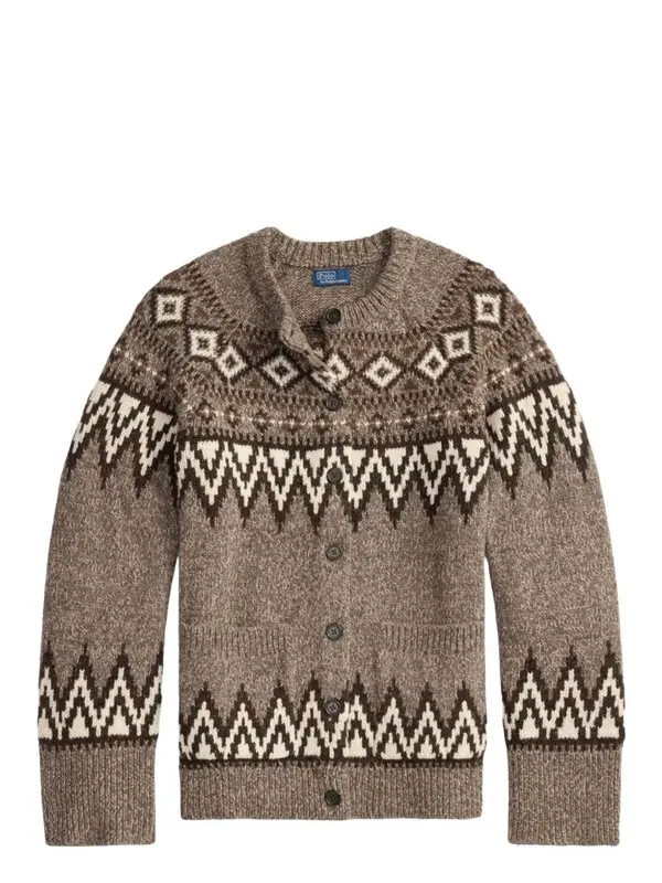 Polo Ralph Lauren Fair Isle Jacquard Cardigan - Multicolour
