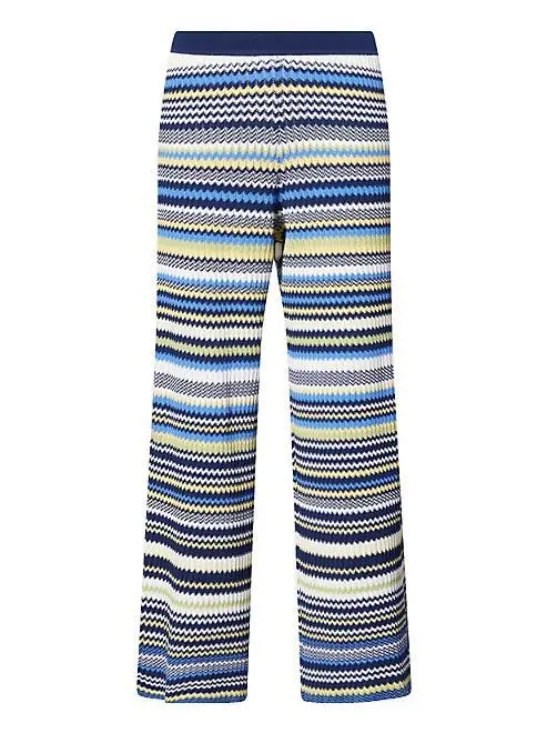 Simkhai Farrah Graphic Pattern Woven Trousers - Midnight Multi