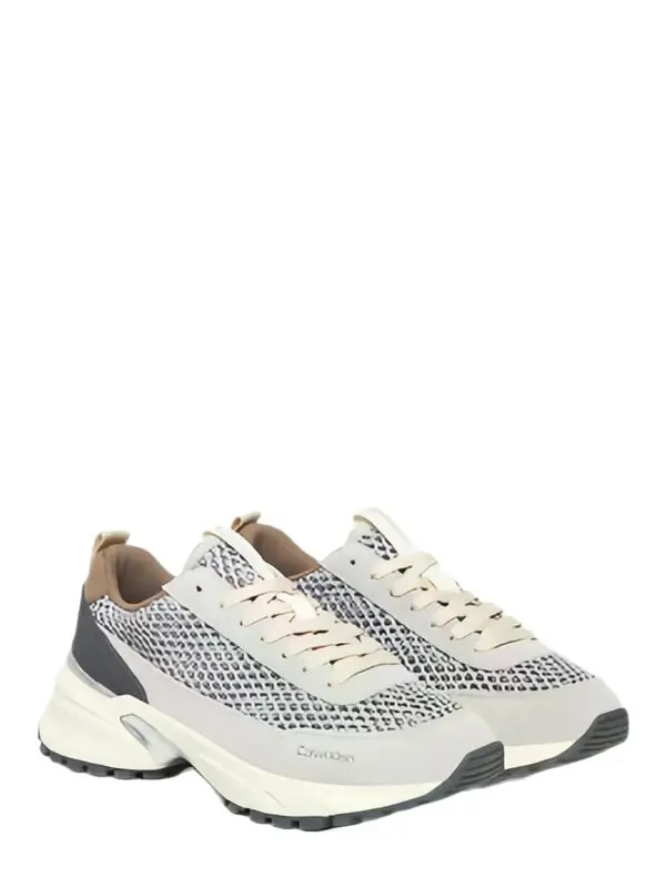 Calvin Klein Mesh Panelled Sneakers - Grey