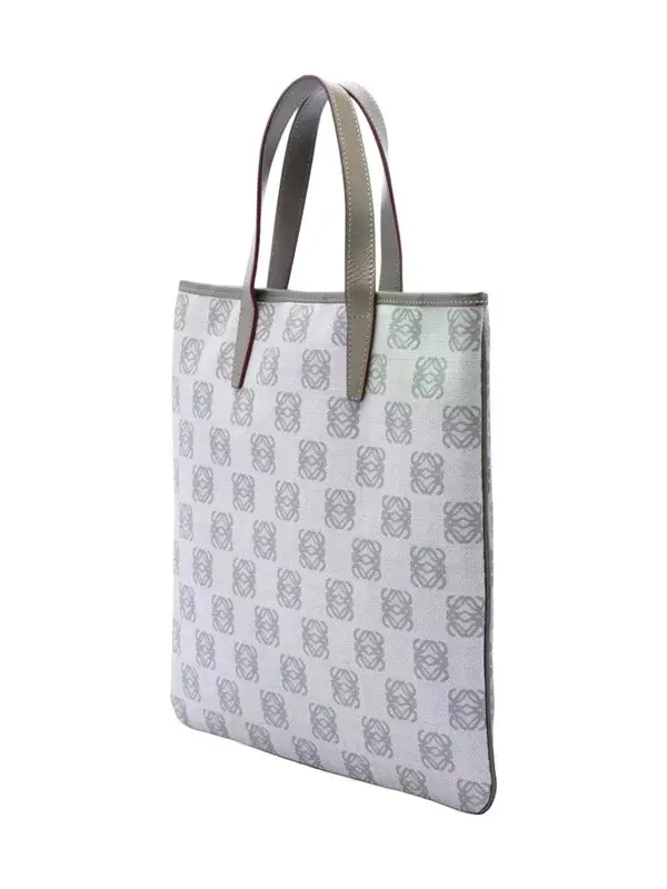 Loewe Anagram Coated Canvas Tote Bag - Grey