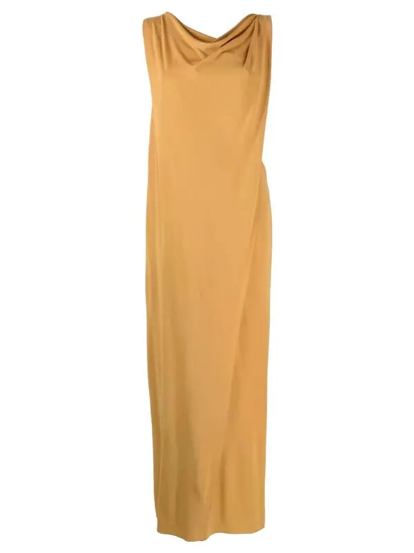 Alberta Ferretti Sleeveless Cut-out Maxi Dress - Neutrals