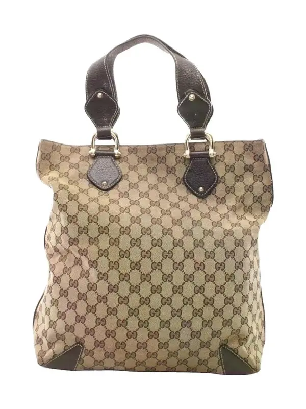 Gucci Gg Canvas Tote Bag - Neutrals