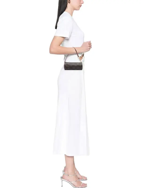 LOUIS VUITTON Monogram Papillon Pochette Handbag - Brown