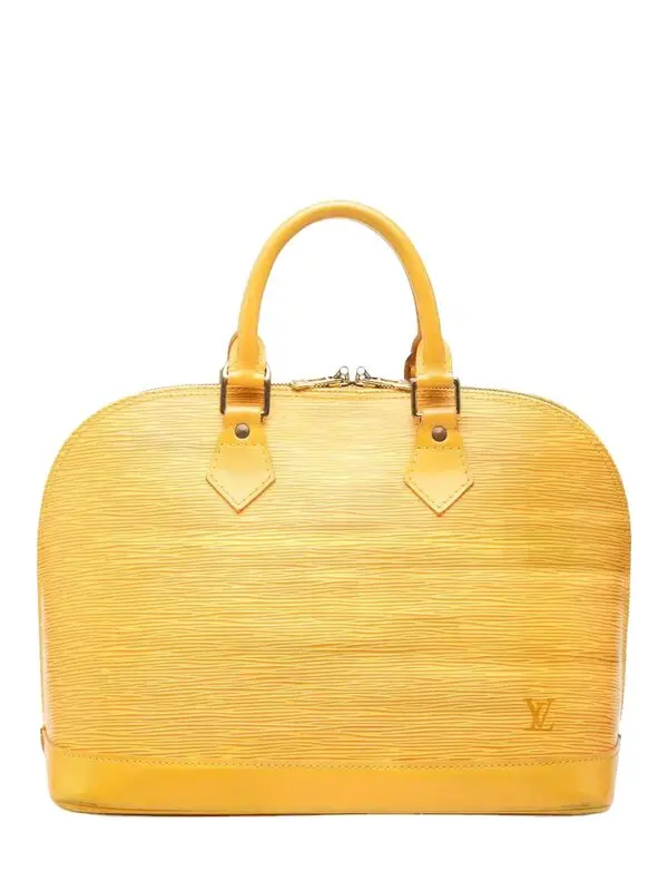 LOUIS VUITTON Epi Alma Pm Handbag - Yellow