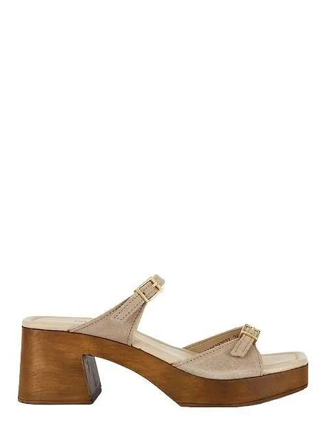 Free People Beck Buckle Clog - Beige